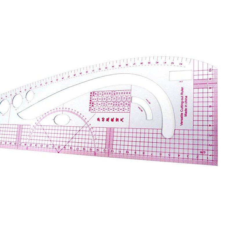 Rigla multifunctionala, Sunmostar, Plastic, Transparent - eMAG.ro