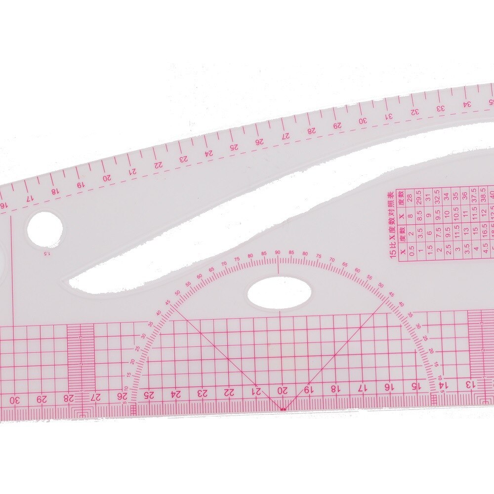 Rigla multifunctionala, Sunmostar, Plastic, Transparent - eMAG.ro