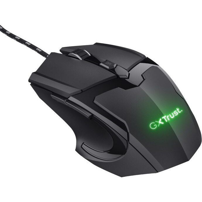 Mouse pentru jocuri, Trust, Basics, negru, USB - eMAG.ro