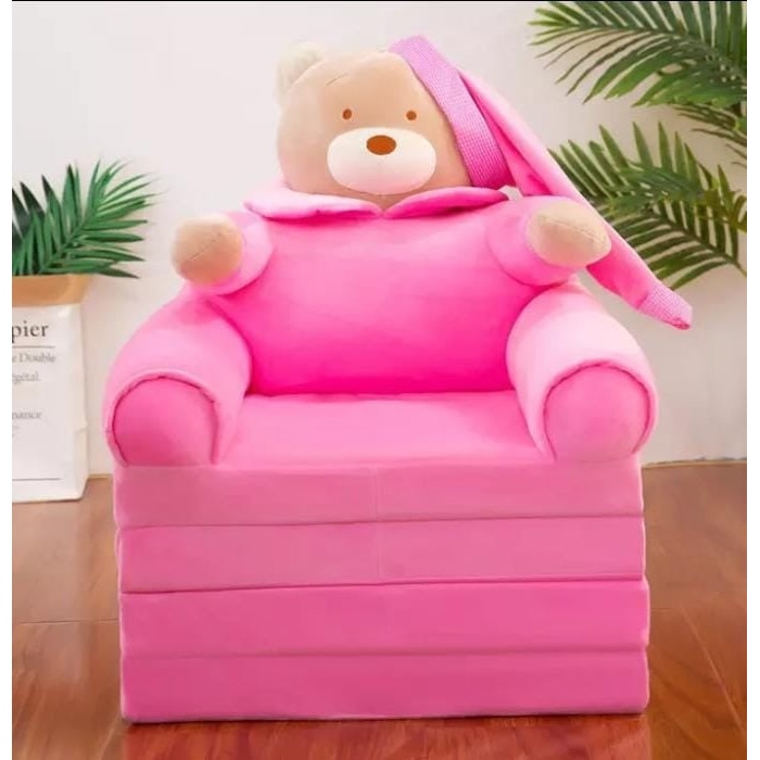 Fotoliu din plus extensibil - Ursuletul Somnoros cu 4 placi - Roz 150 ...