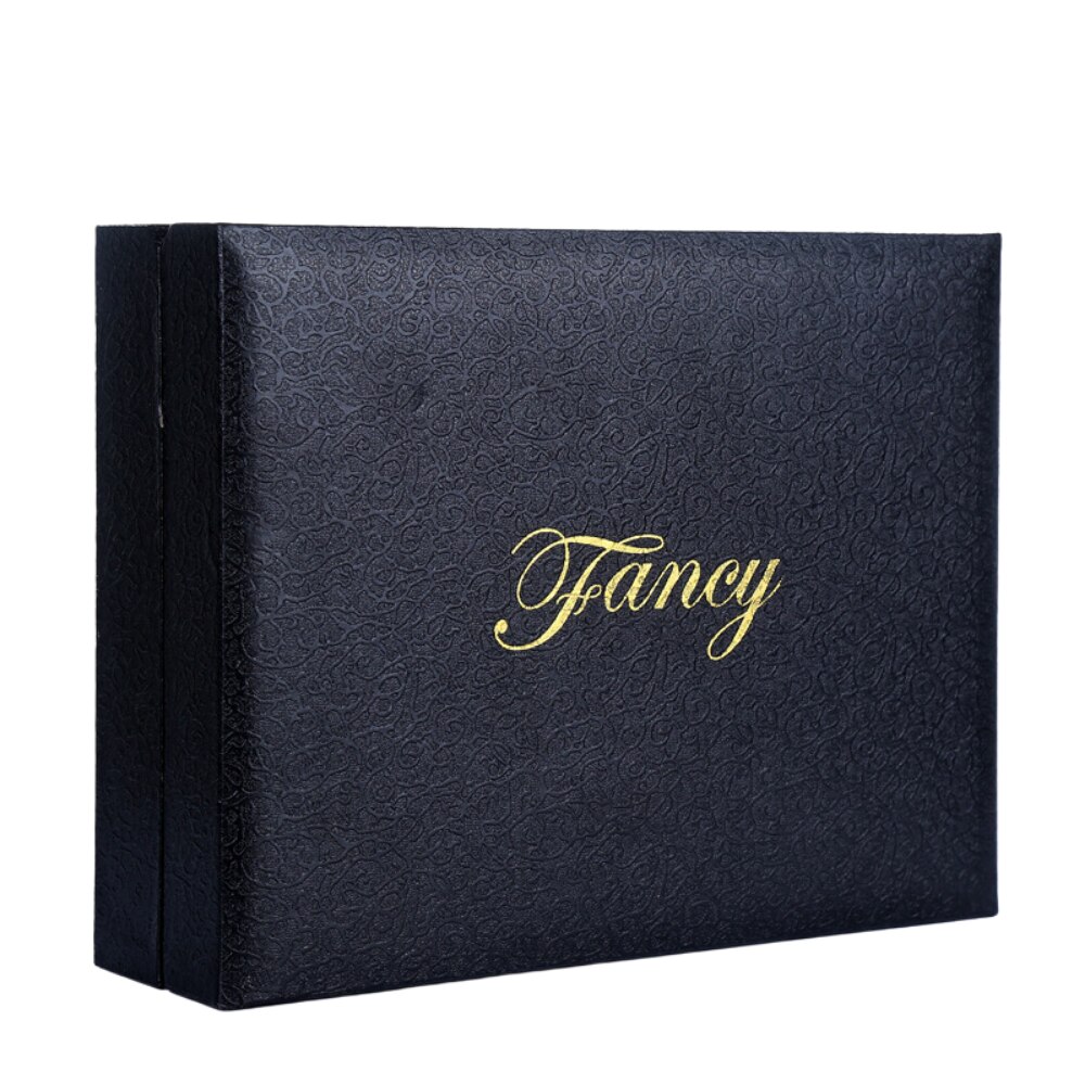 Set NicRONet negru, frumos si elegant pentru barbati, 4 piese, portofel ...