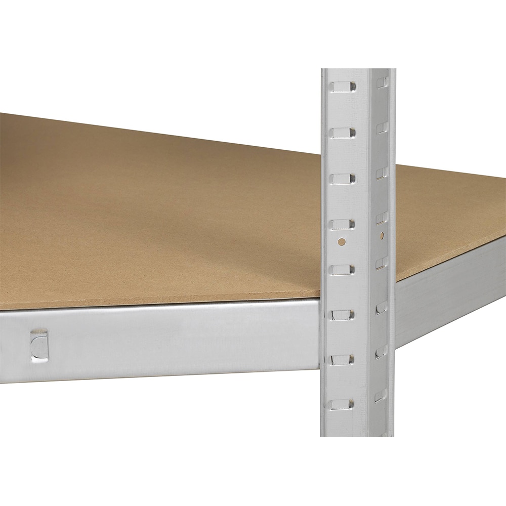 Raft metalic Premium de colt 1800x900x400x700 mm, otel galvanizat cu 5 ...