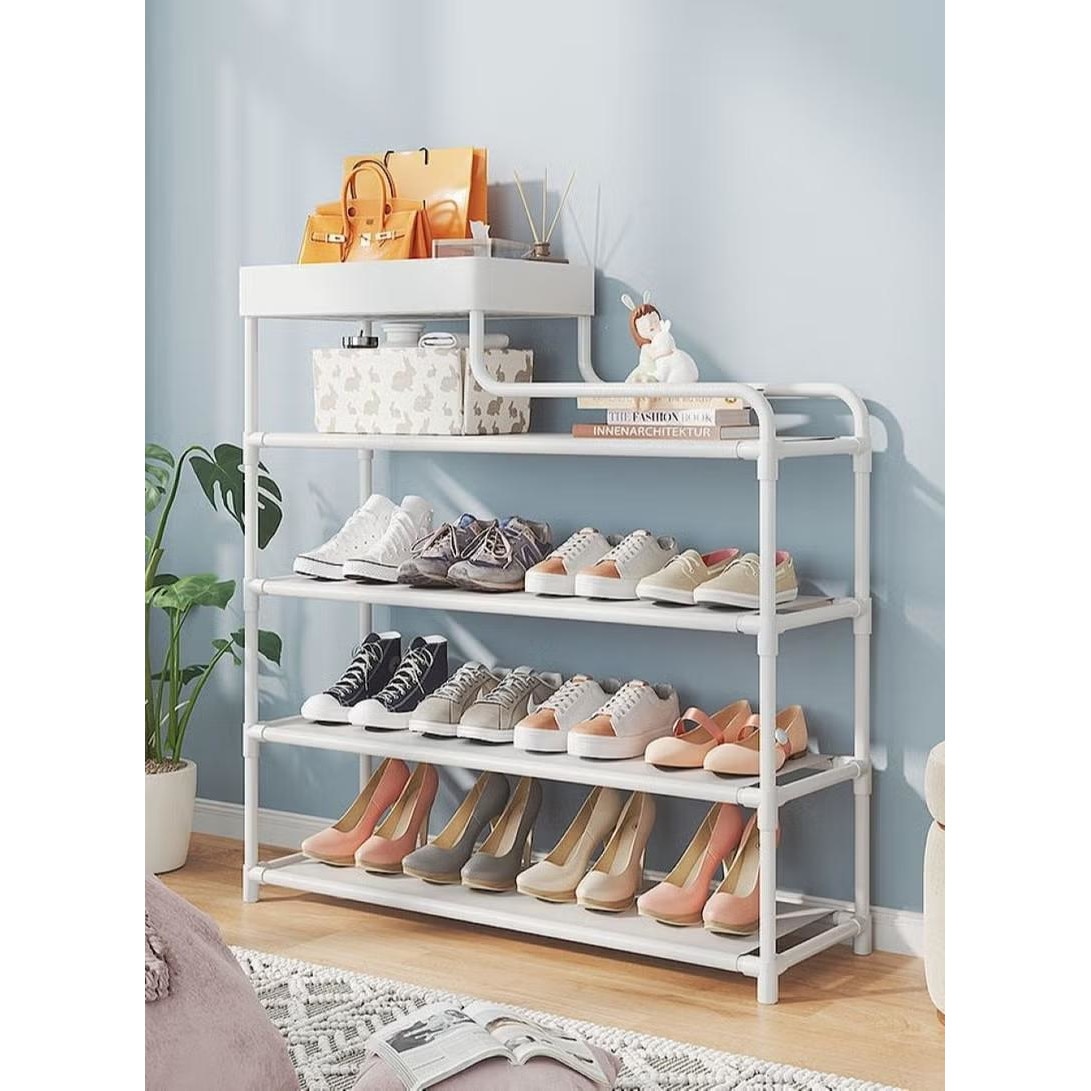Suport pentru pantofi, Walalla, Metal, 82x78x22 cm, Alb - eMAG.ro