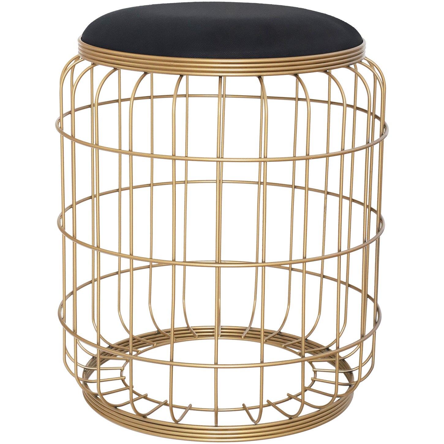 Taburet Gauge Concept, 40x40x50 cm, Negru, sezut Negru - eMAG.ro