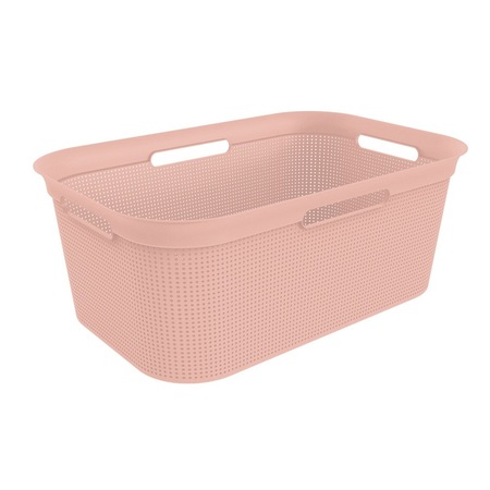 Cos de rufe, Rotho, Plastic, Brisen, 41 litri, Roz - eMAG.ro