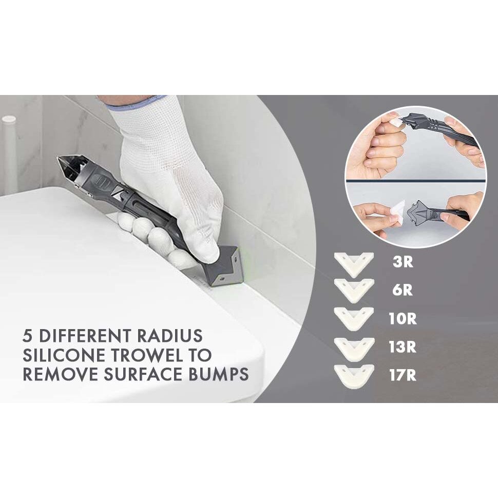 Set Spaclu Finisare, Zamo®, pentru Silicon, cu 5x Varfuri Incluse si ...