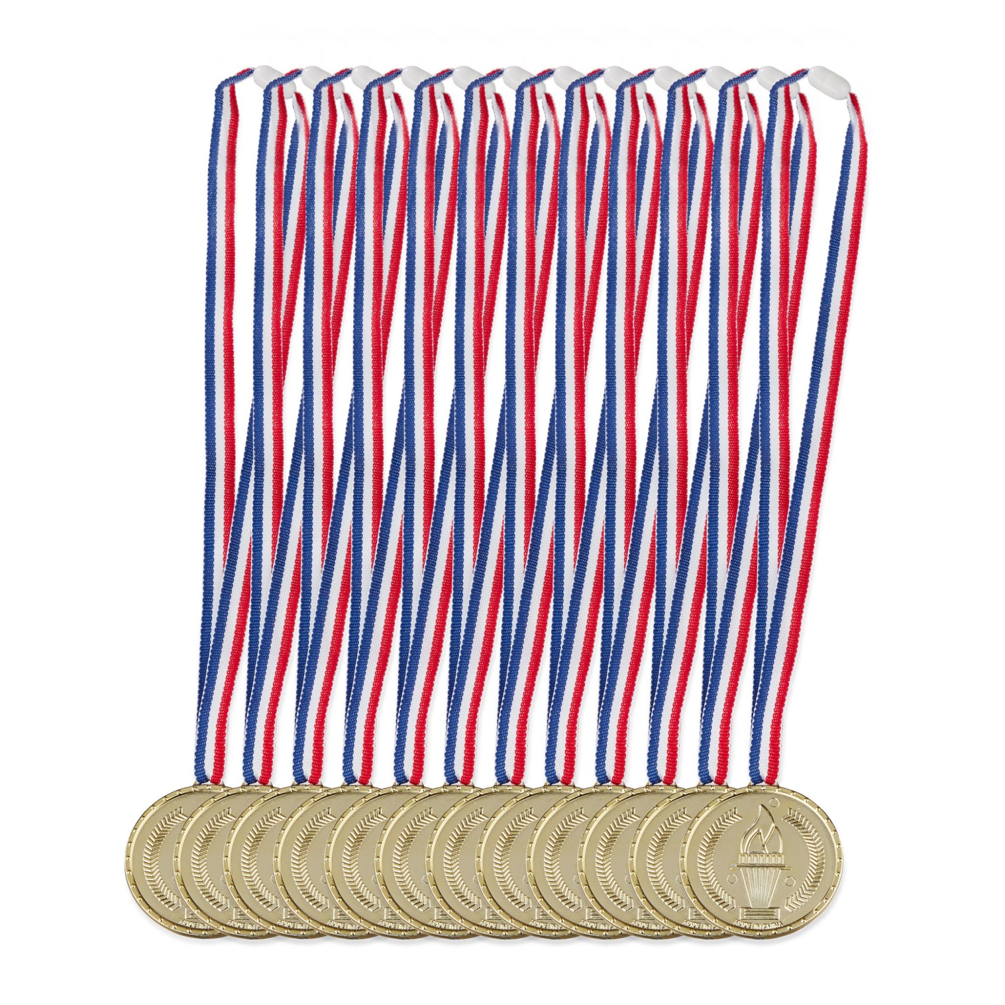 Set 12 medalii de aur pentru copii, Relaxdays - eMAG.ro