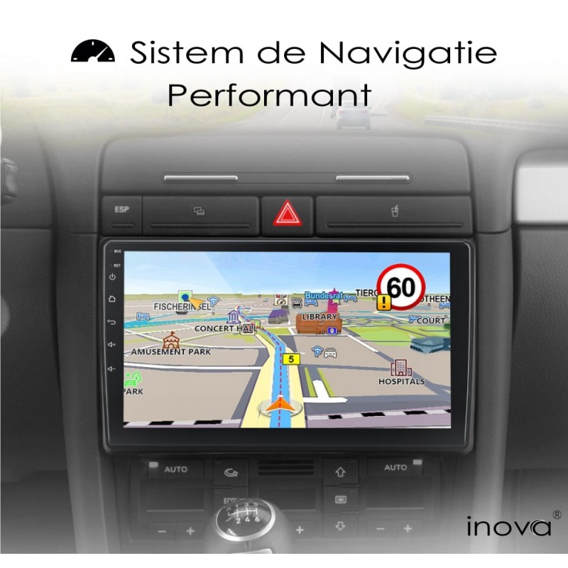 Автомобилна навигация INOVA®, предназначена за Audi A4 B6 2000-2009 ...