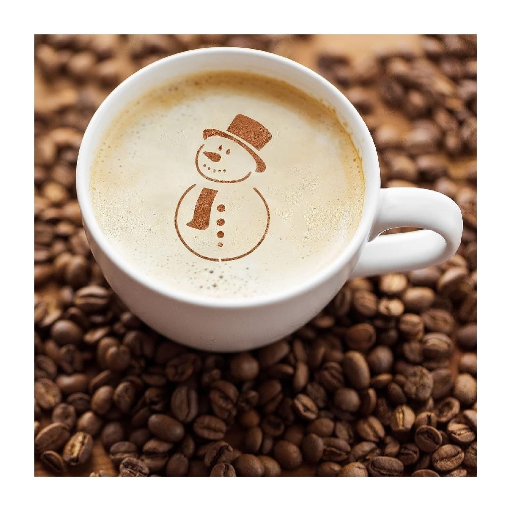 Set 50 de sabloane pentru decorarea parjiturilor, cafea, pentru pictura ...