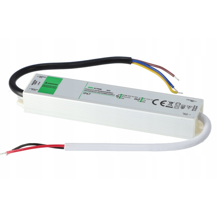 Alimentator pentru benzi LED, SmartLED, 12V 30W IP67 - eMAG.ro