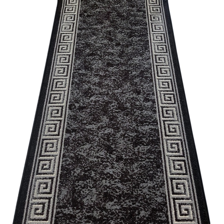 Covor traversa, Hilal, 67x100cm, Negru - eMAG.ro