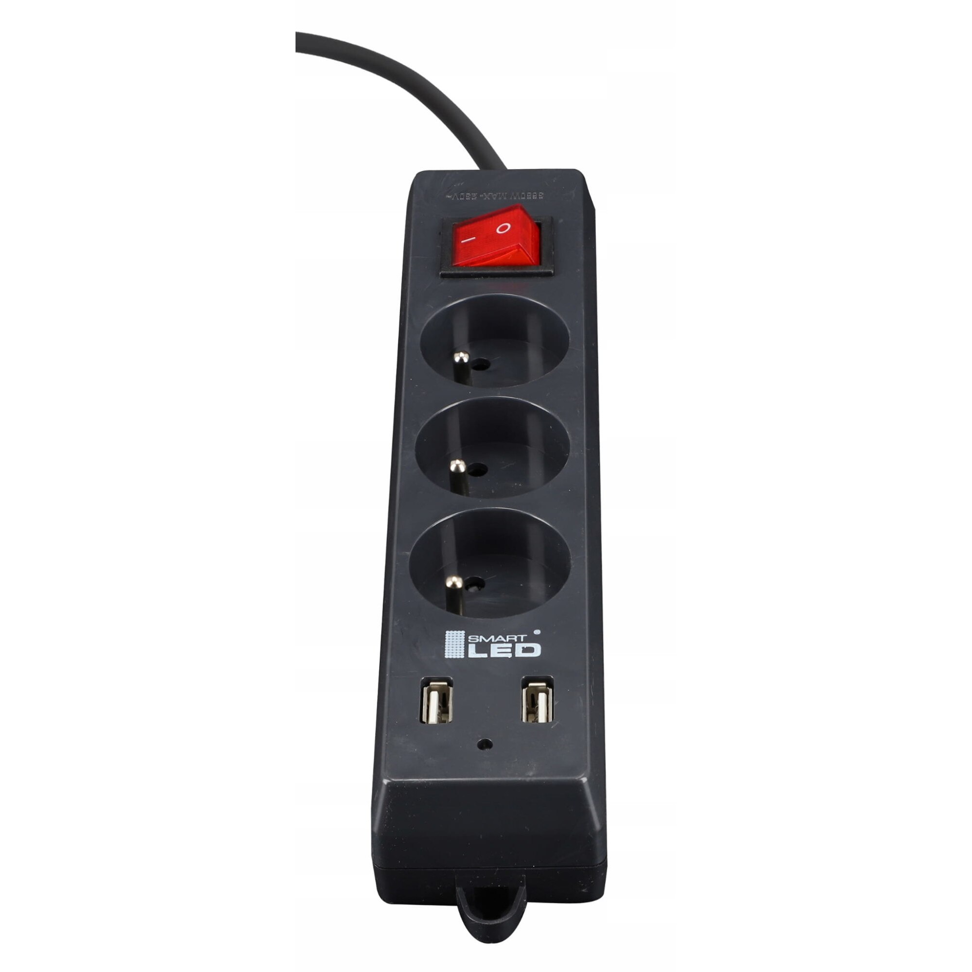 Prelungitor SmartLED, 3 prize, 3 m, Negru - eMAG.ro