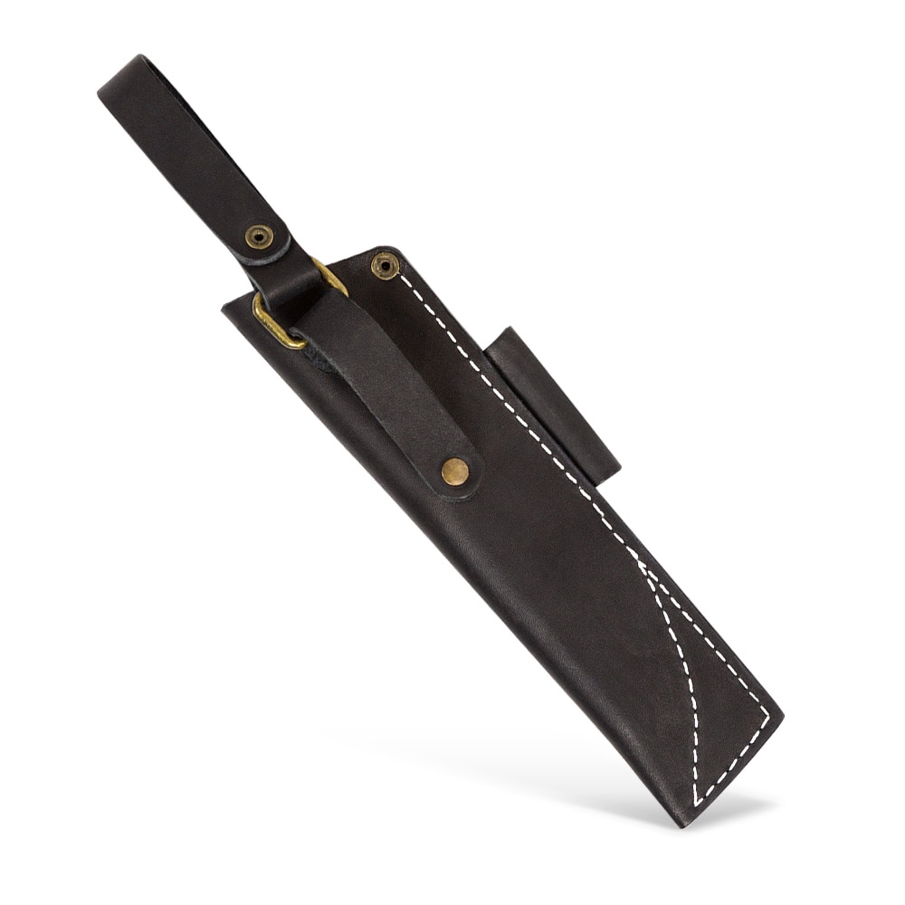 Teaca din piele naturala, BPS Knives, Negru - eMAG.ro