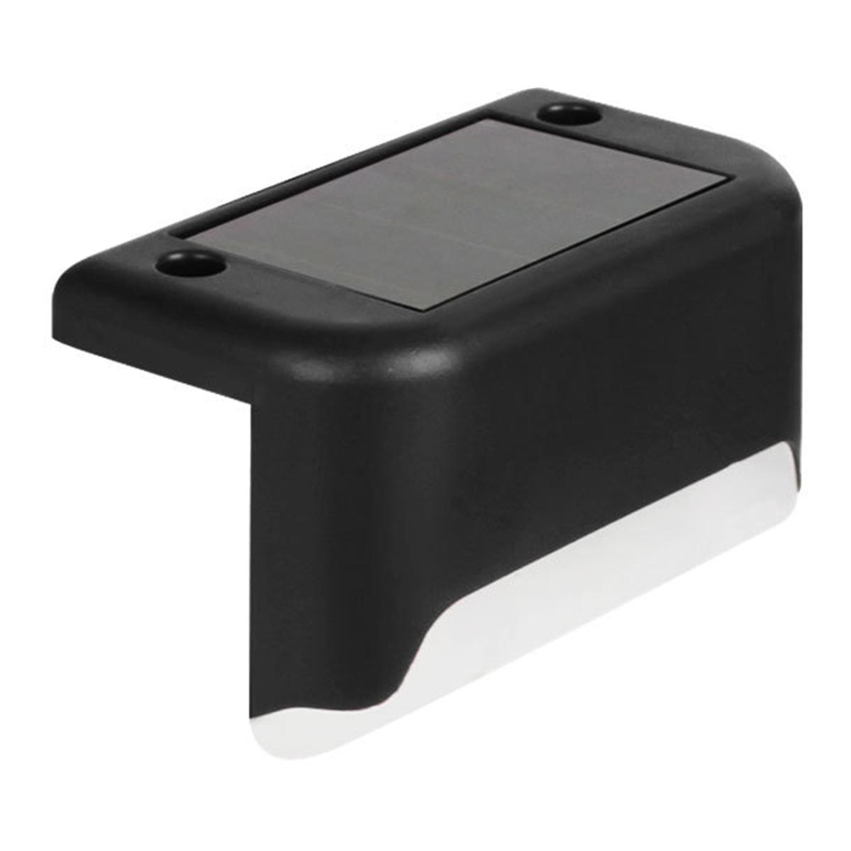 Комплект от 4 соларни лампи Macomi™ за стълби, вградени батерии, 100lm, бяла светлина, LED ...