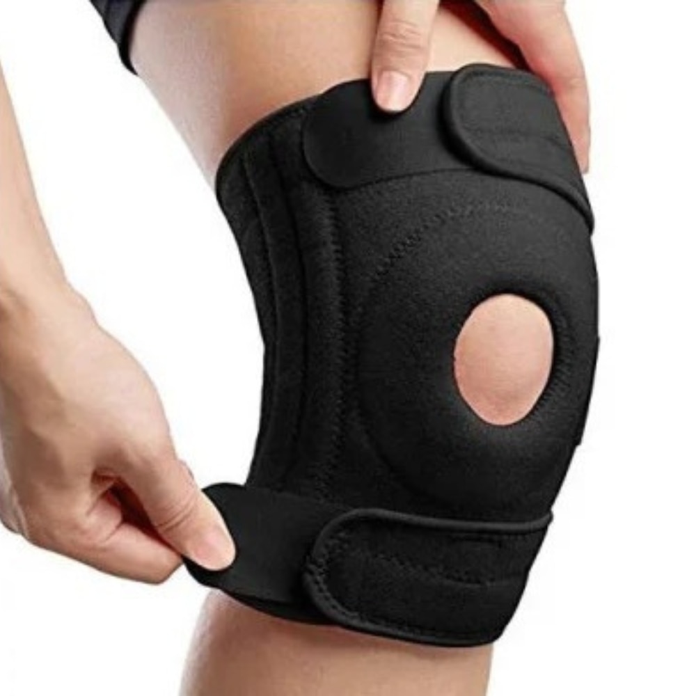 Genunchiera ortopedica Alista Home ajustabila cu rotula decupata ...
