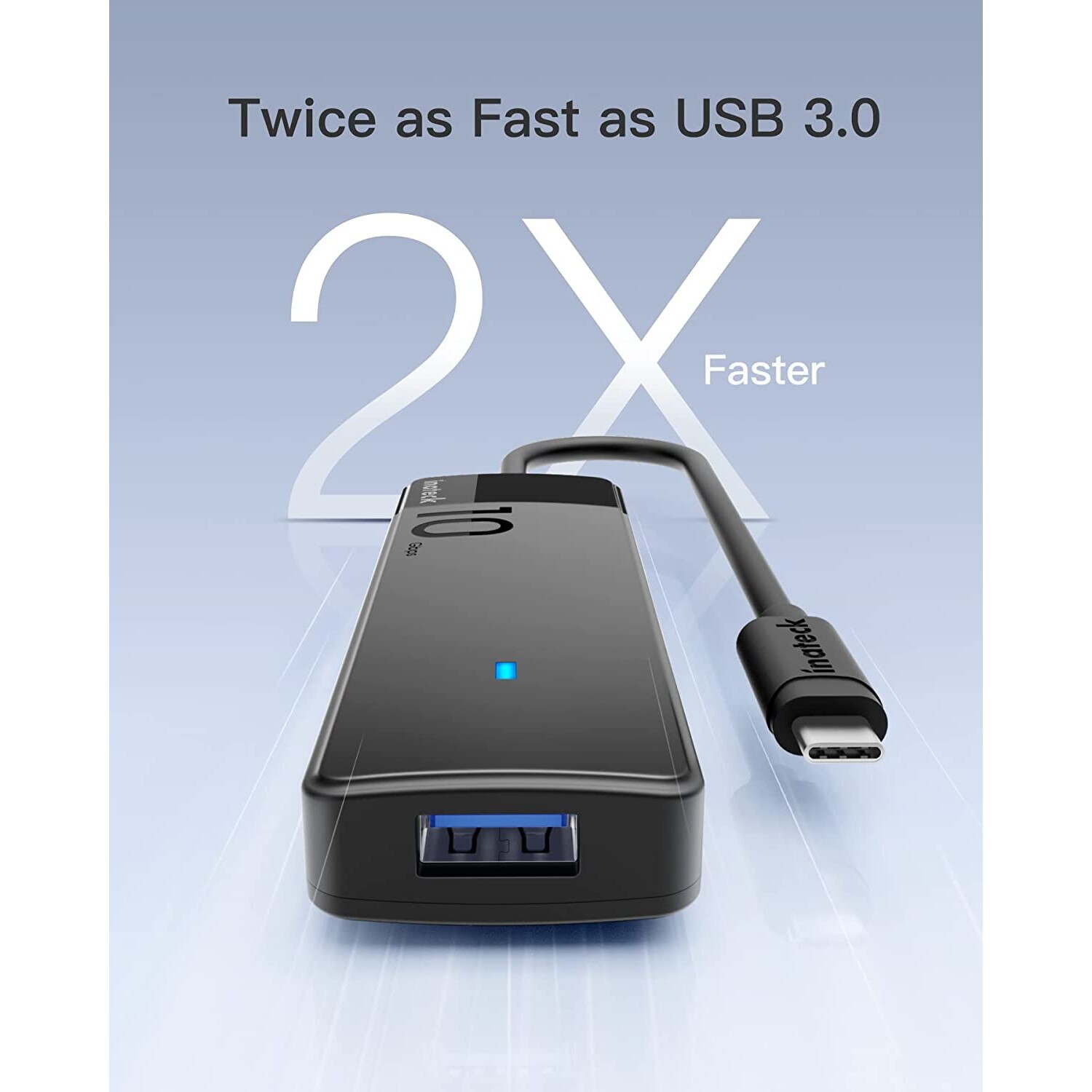 Hub USB 3.2 Gen 2 4-in-1 cu USB-C la 4 porturi USB-A - eMAG.ro