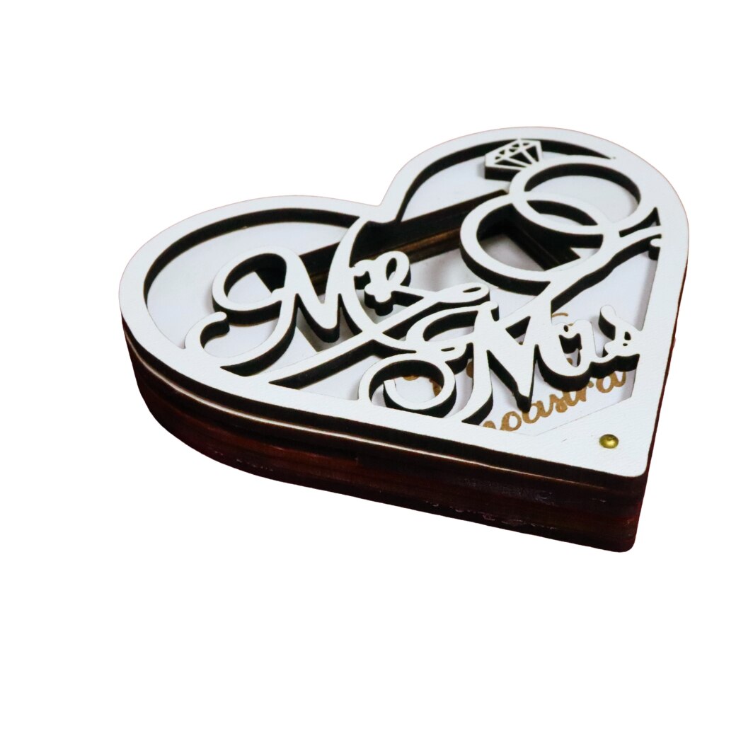 Cutie Stick, Nunta, Inima, Alb, EVECSNB005 - eMAG.ro