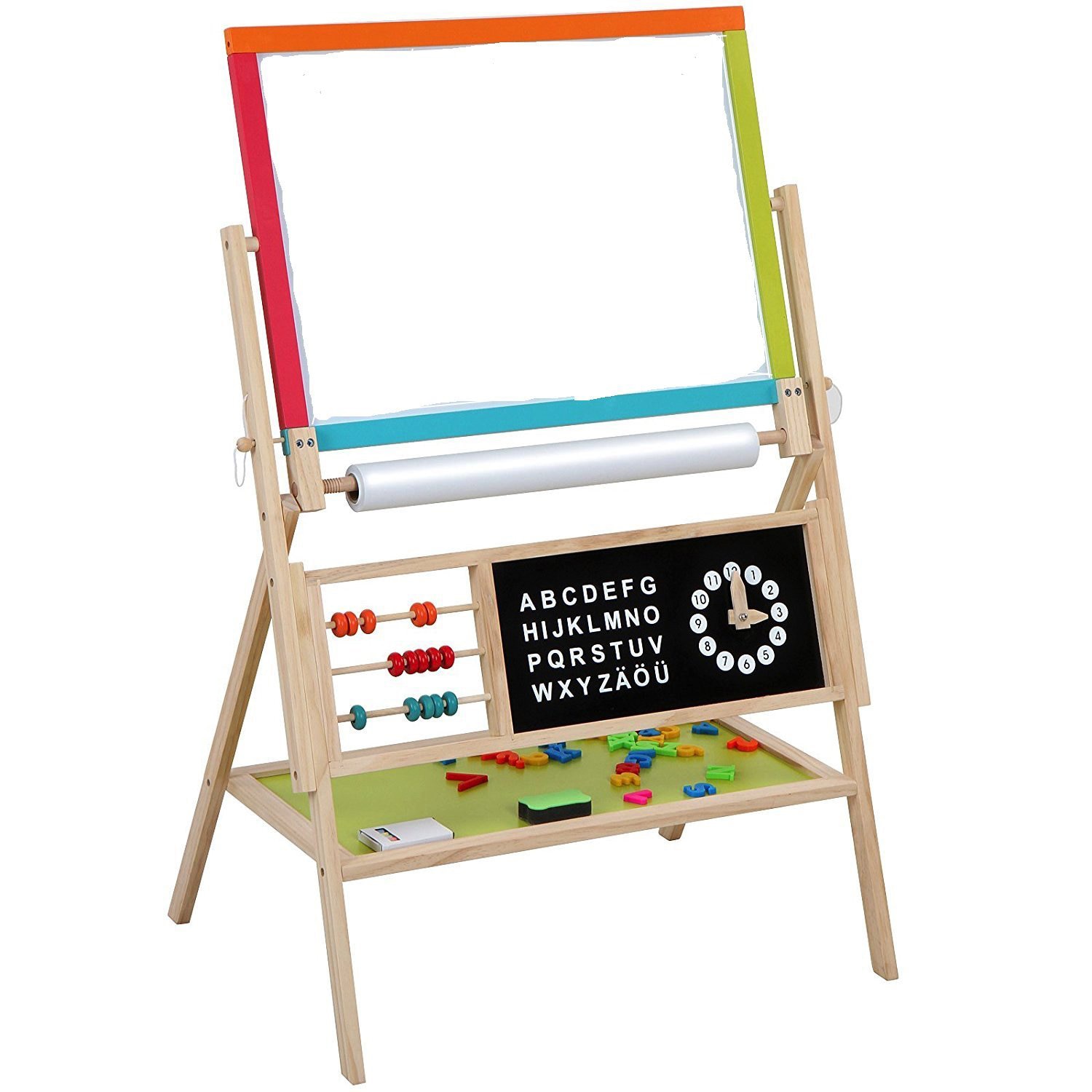 Tabla Magnetica Multifunctionala din Lemn 2 in 1 idealSTORE, Dimensiuni ...