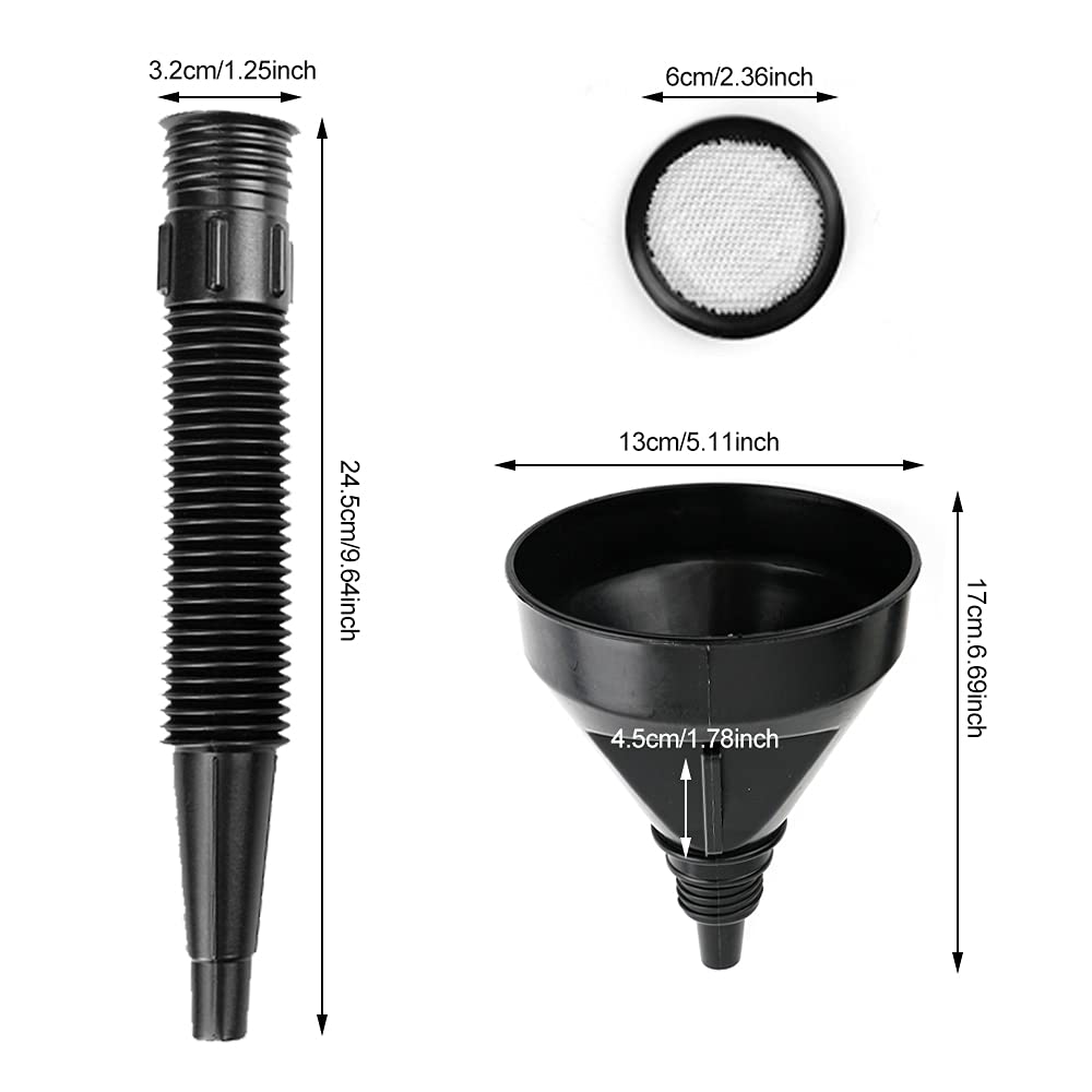 Set Palnie pentru benzina, Sunmostar, Plastic, 2 buc, Negru - eMAG.ro