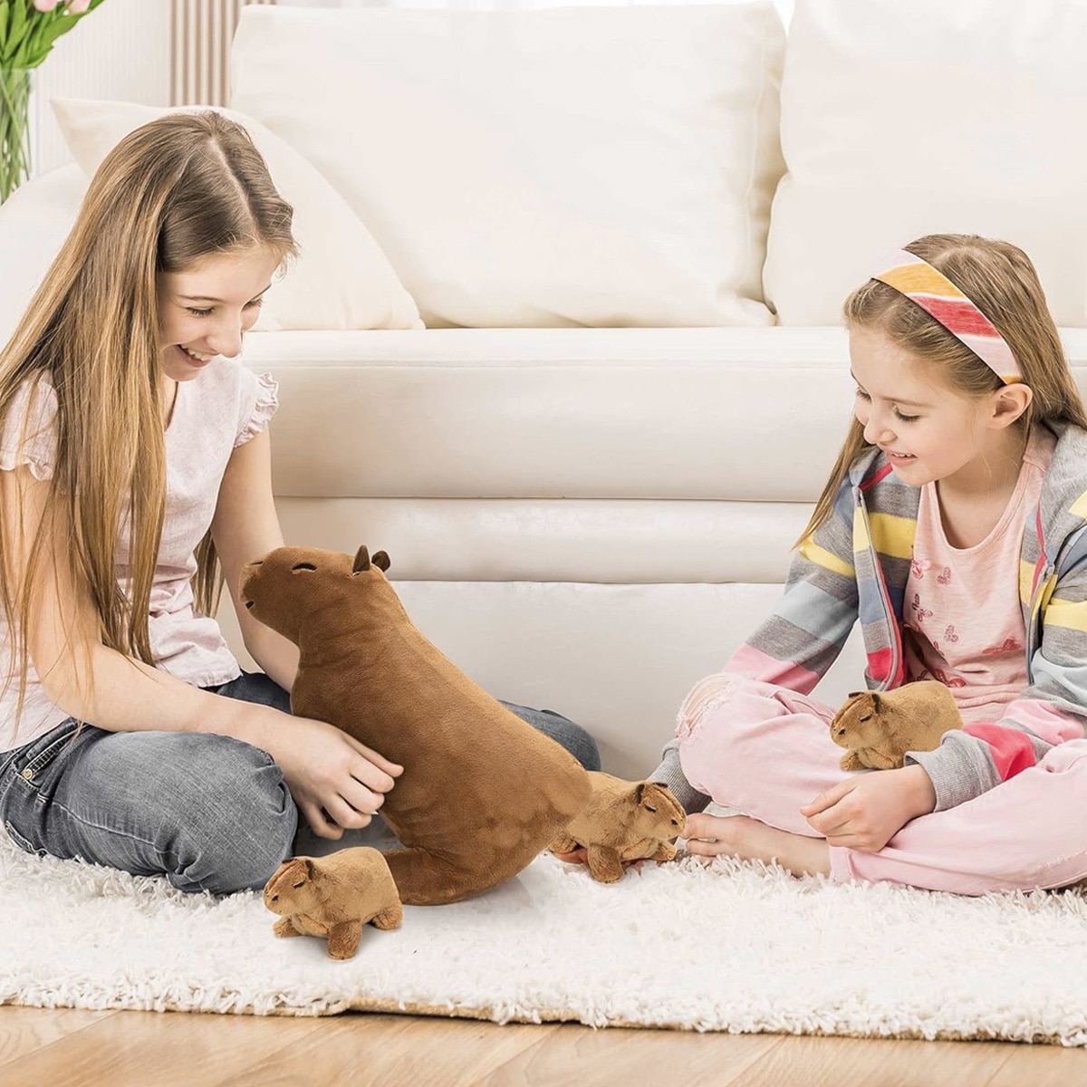 Set capibara de plus, Iongziming, Polipropilena/Bumbac, 20 x 40 cm, 7.6 ...