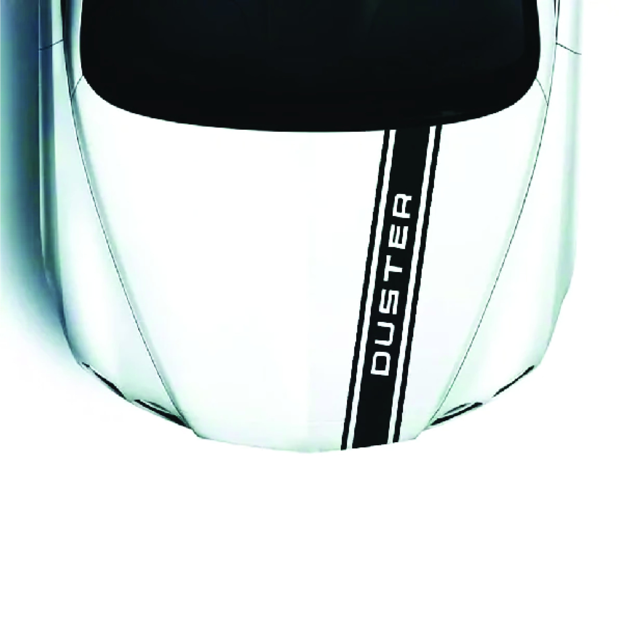 Sticker Capota, DUSTER, Negru, 130 cm X 17 - eMAG.ro