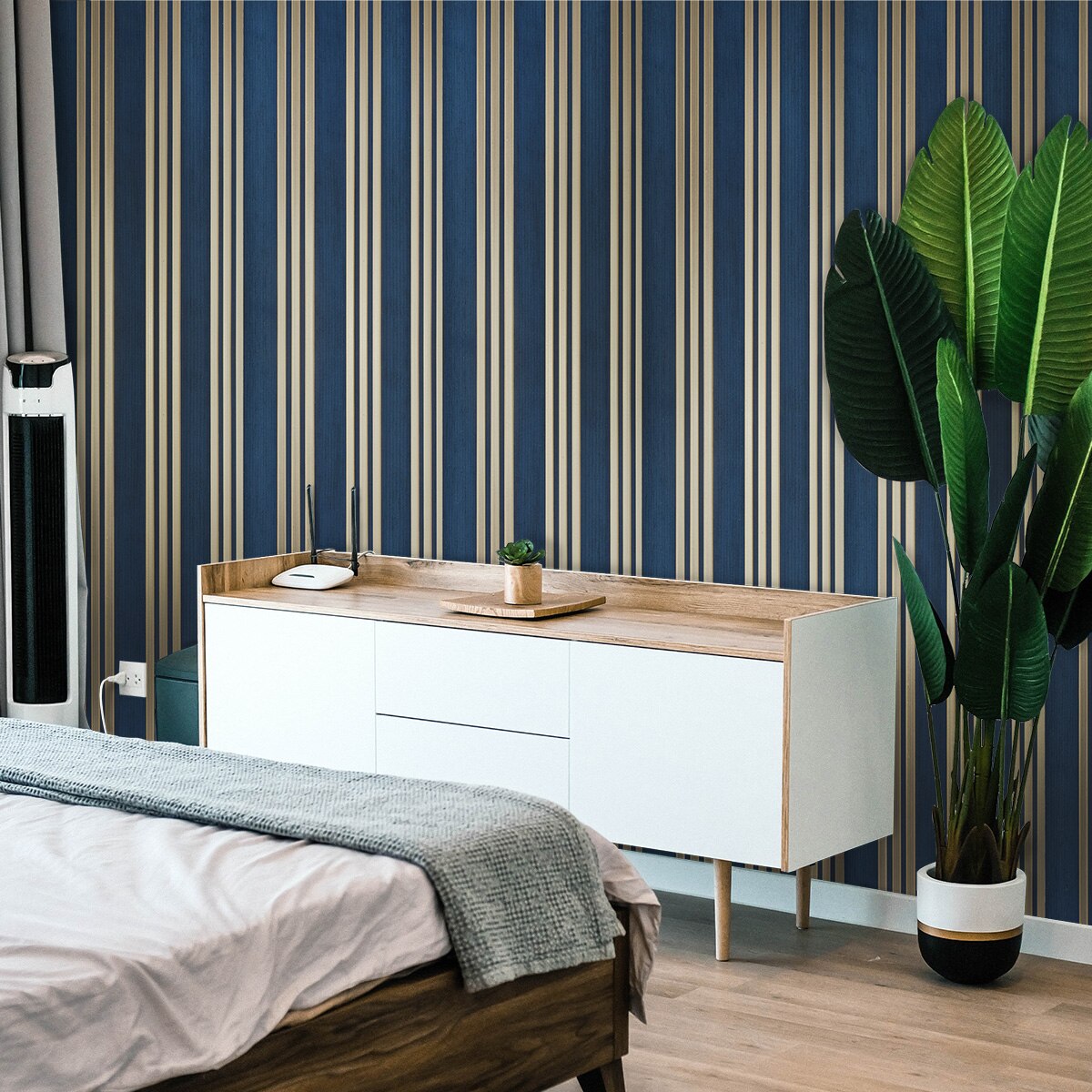 Set 2 panouri decorative, riflaj, polimer rigid, Naimeed D5508 ...