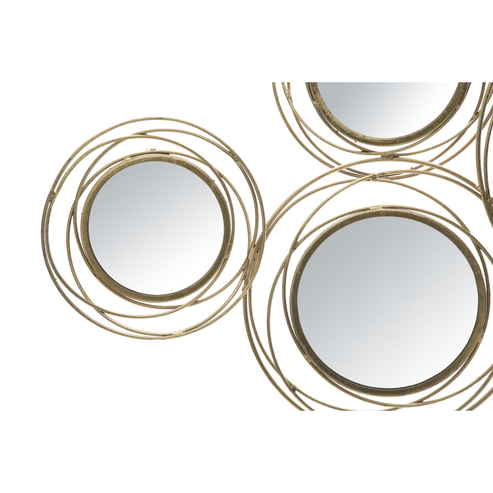 Decoratiune de Perete Mauro Ferretti With Mirrors Gold Round 124,5X4X53 ...