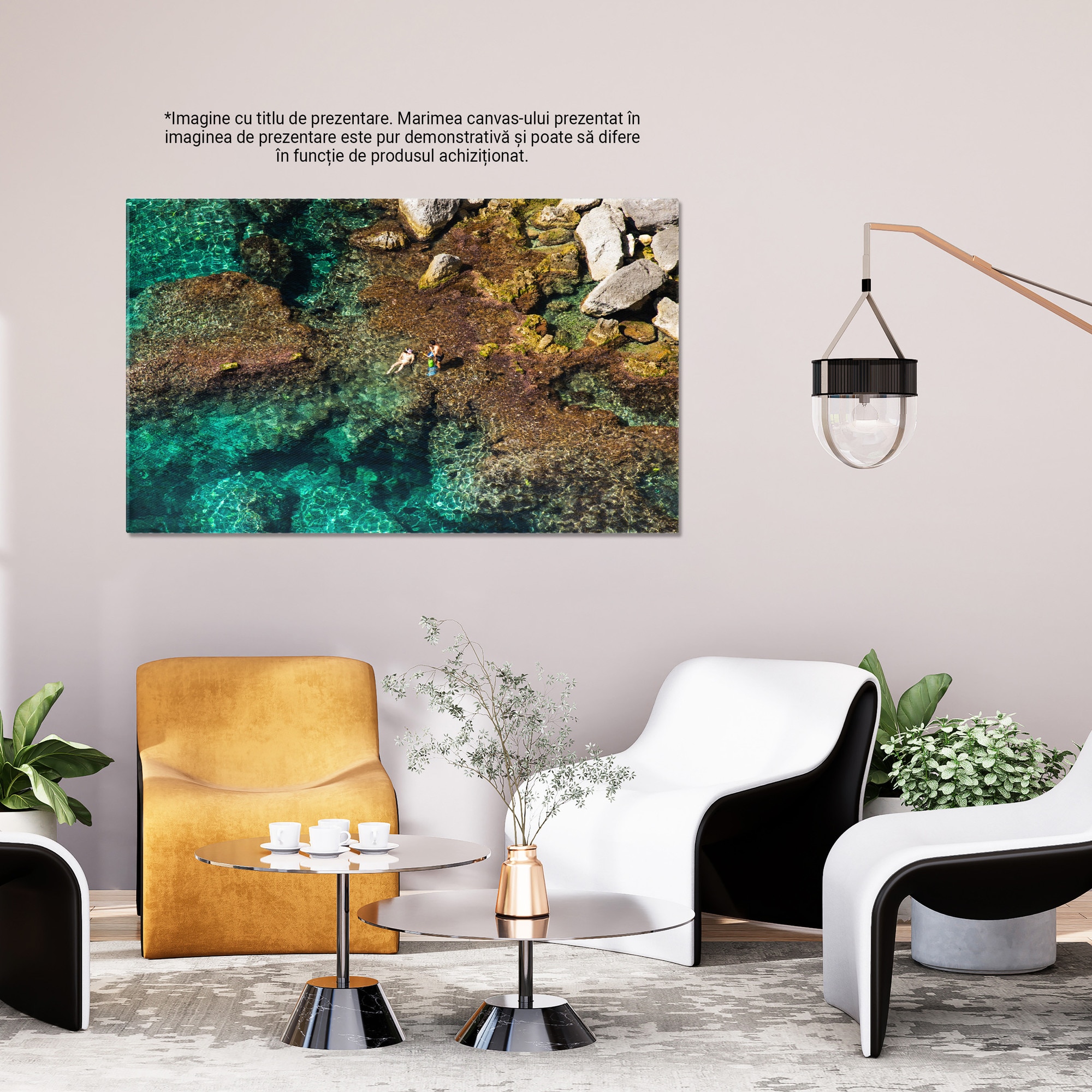 Tablou Canvas: Escapada in Mediterana, inot romantic in ape cristaline ...