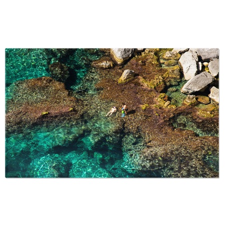 Tablou Canvas: Escapada in Mediterana, inot romantic in ape cristaline ...