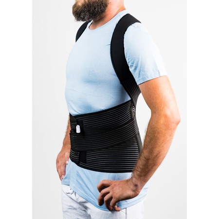 Orteza toracolombosacrala- corset Hessing, Negru, Ortho Care, Marimea 2 ...