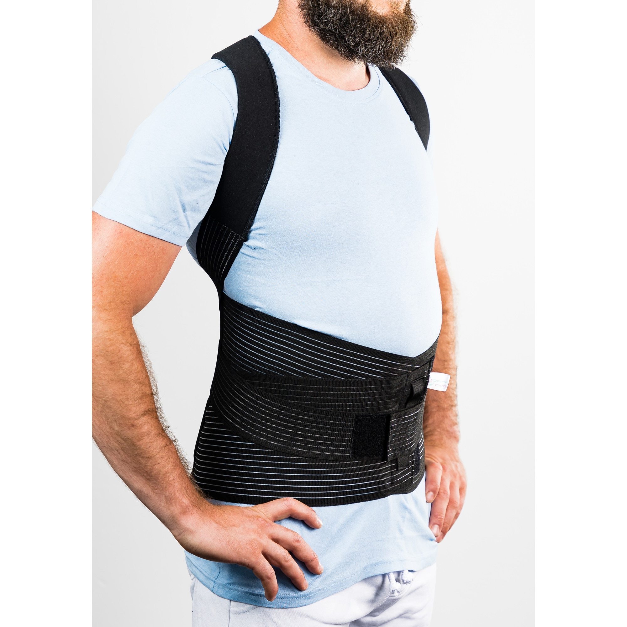 Orteza toracolombosacrala- corset Hessing, Negru, Ortho Care, Marimea 2 ...