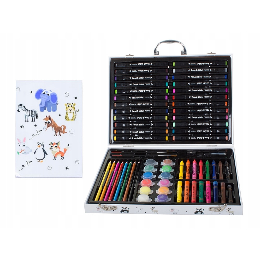 Set pictura si desen pentru copii, 66 piese, Dimensiuni 35x27x5 cm ...