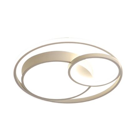 Lustra LED Circle, 3 cercuri, 3 tipuri de lumini, intensitate reglabila ...