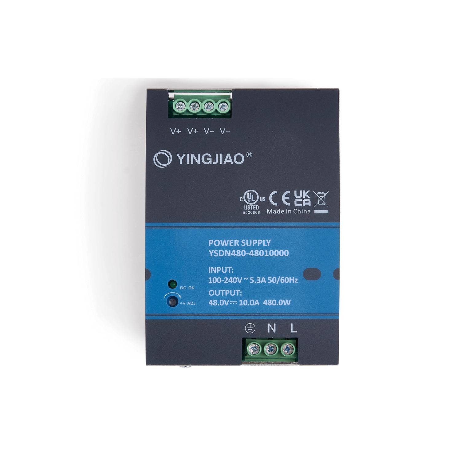 Sursa de alimentare pe sina DIN, Yingjiao YSDN240, 48V, 480W, IP20 ...