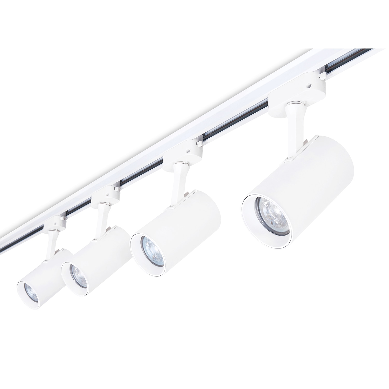 Set Steka Ductus spoturi pe sina LED GU10 x4 + sina 2m, Alb - eMAG.ro