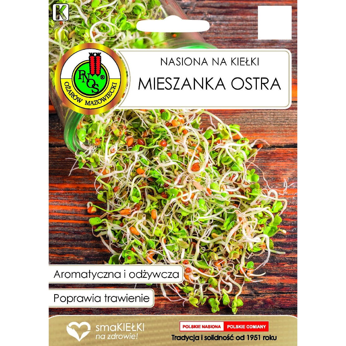 Seminte cu germeni aromatici cu gust picant, Pnos, 30 g - eMAG.ro