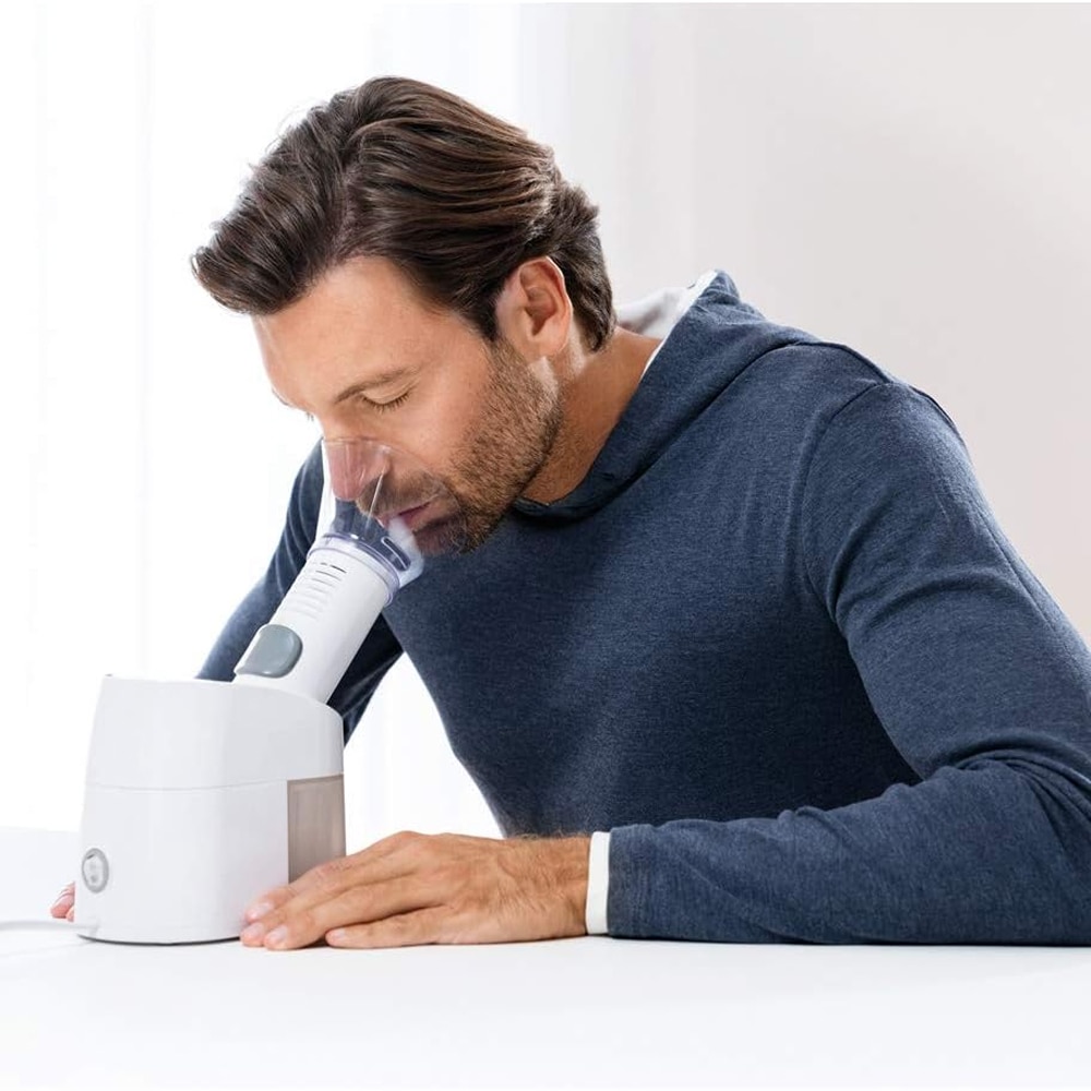Vaporizator cu abur, Beurer, Pentru gura, nas si gat, Fara masca, Alb ...
