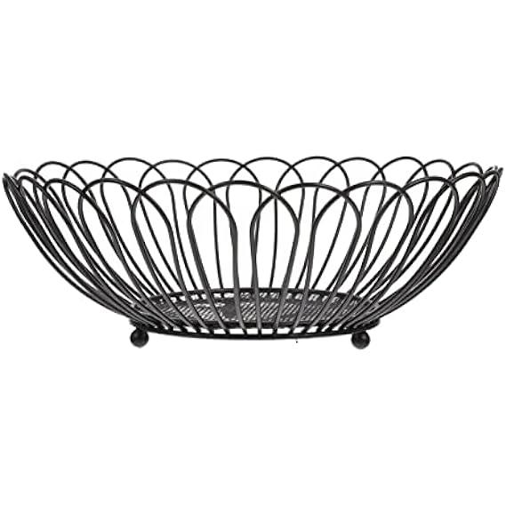 Cos pentru fructe, Sunmostar, Metal, Negru - eMAG.ro