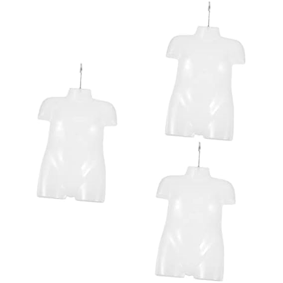 3x Manechin haine, Sunmostar, Plastic, Alb - eMAG.ro