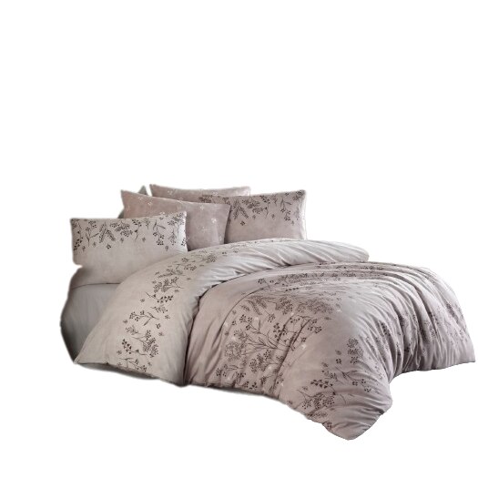 Veronica V2 barna, 3 részes ágyneműhuzat szett, 100% pamut renforce ...