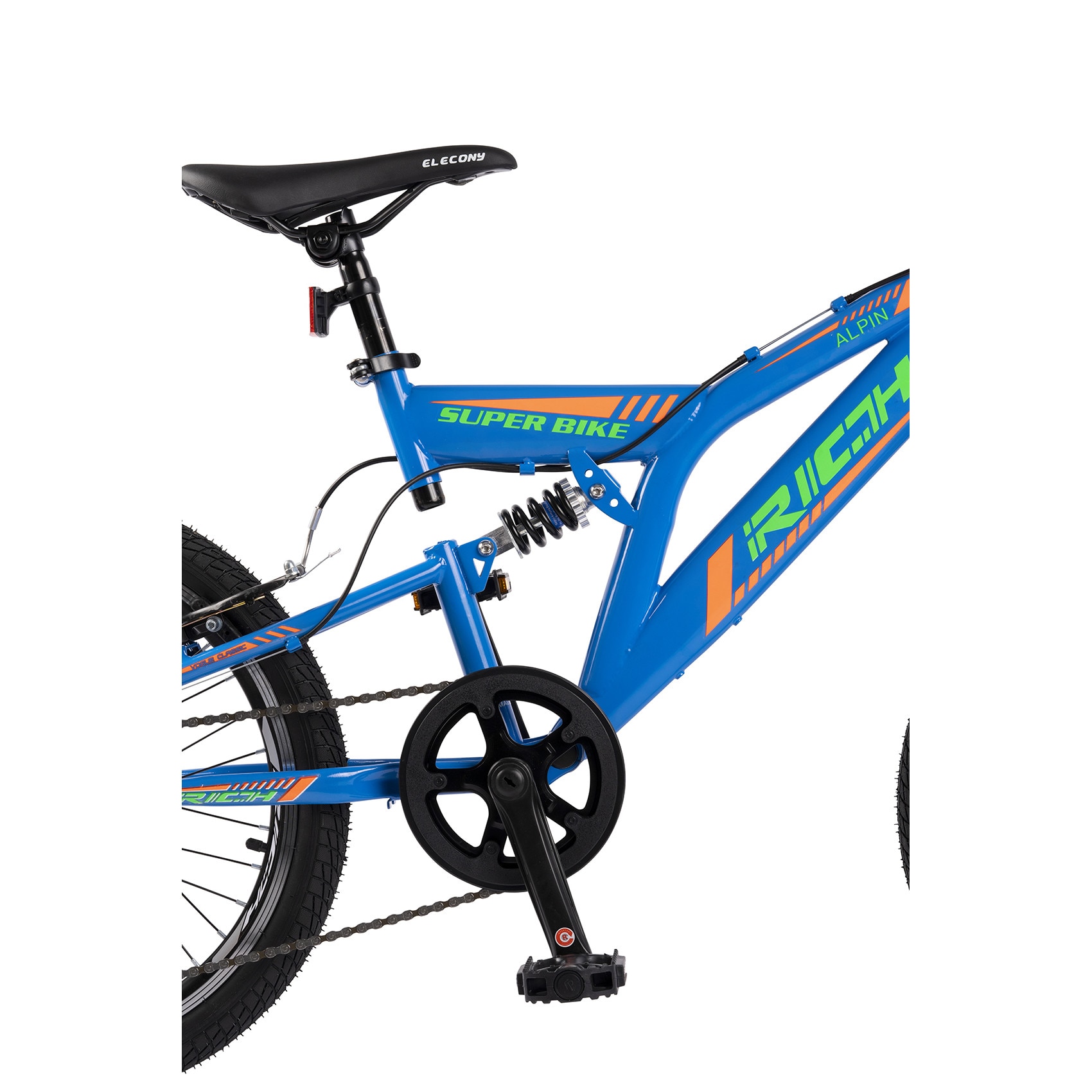 Bicicleta MTB cu Roti de 20", Frane V-Brake fata/spate, 6 Viteze ...