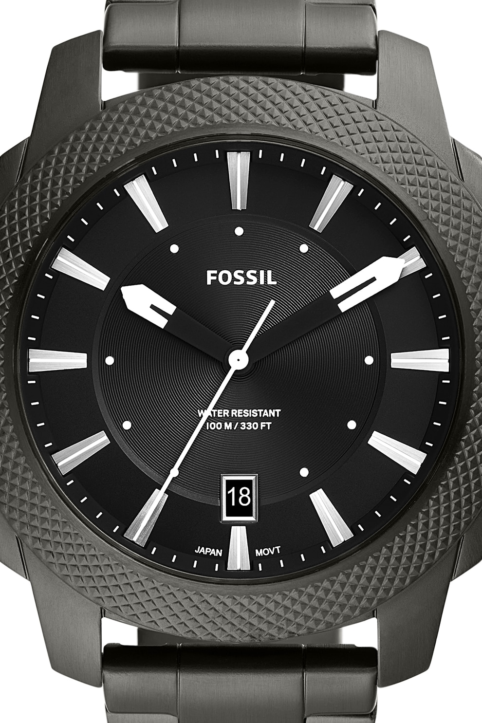 Fossil, Ceas quartz din otel inoxidabil, Gri hematit - eMAG.ro