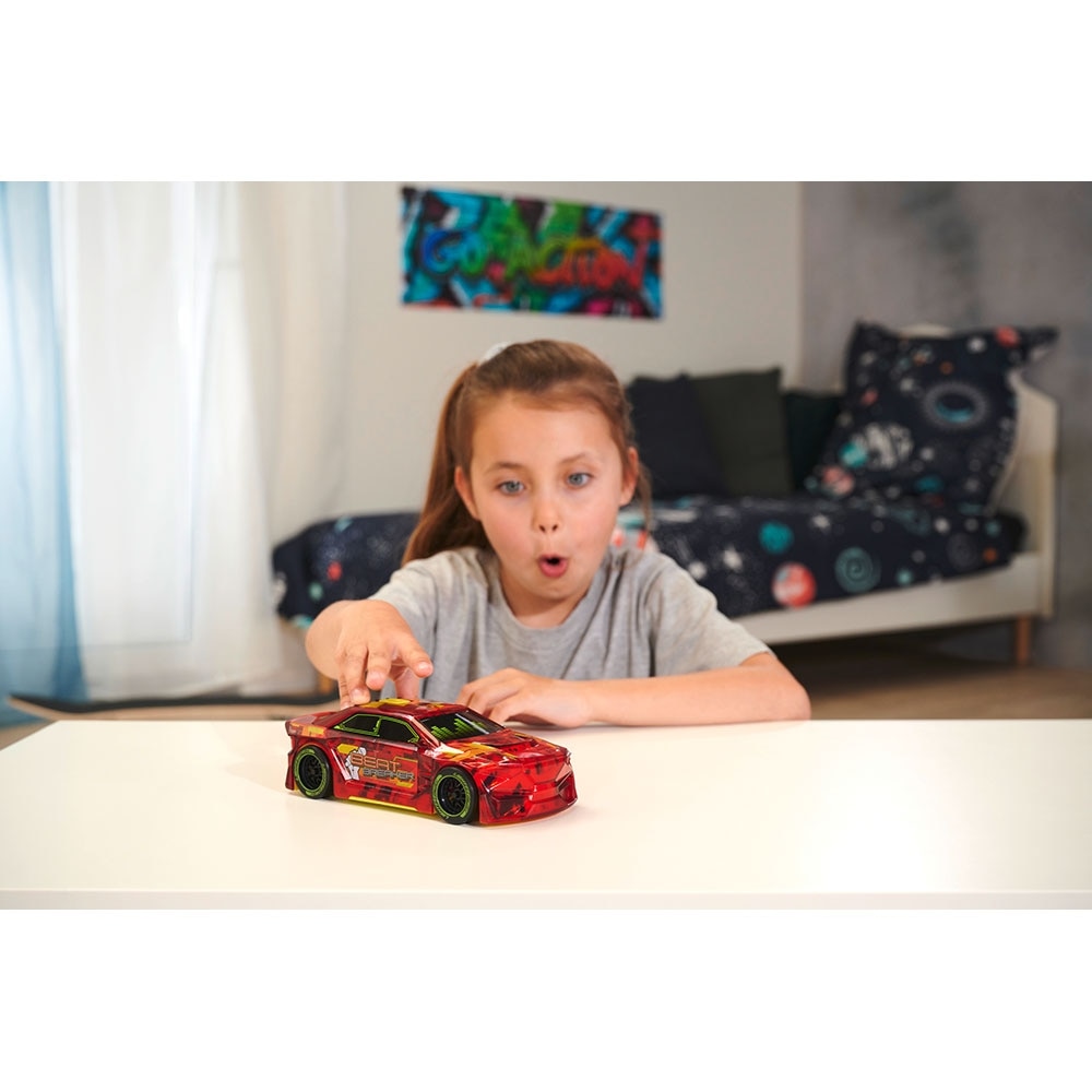 Dickie Toys Beat Breaker 20 cm-es piros autó fényekkel és hangokkal ...