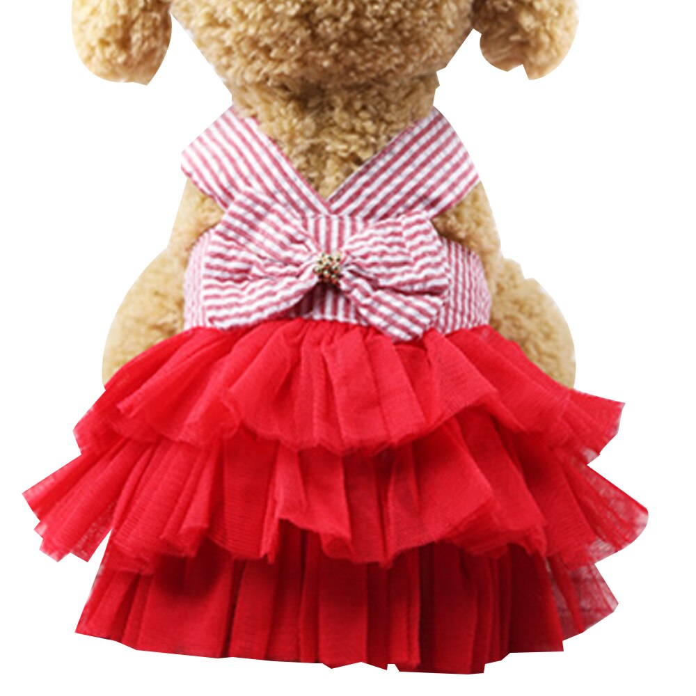 Set 3 rochiI pentru caini, Cozevdnt, Acrilic, Rosu/Alb, M - eMAG.ro