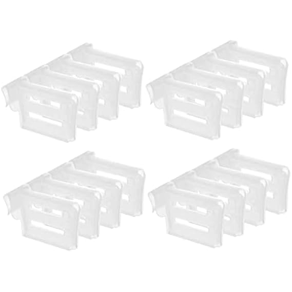 Set 4 separatoare pentru raft, Sunmostar, Plastic, Transparent - eMAG.ro
