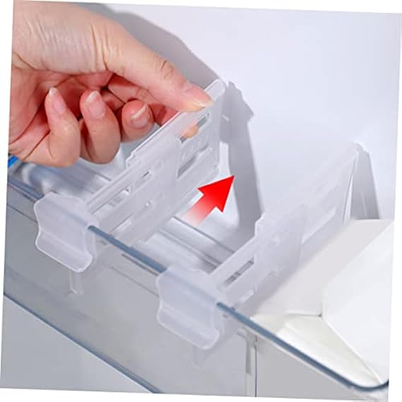 Set 4 separatoare pentru raft, Sunmostar, Plastic, Transparent - eMAG.ro