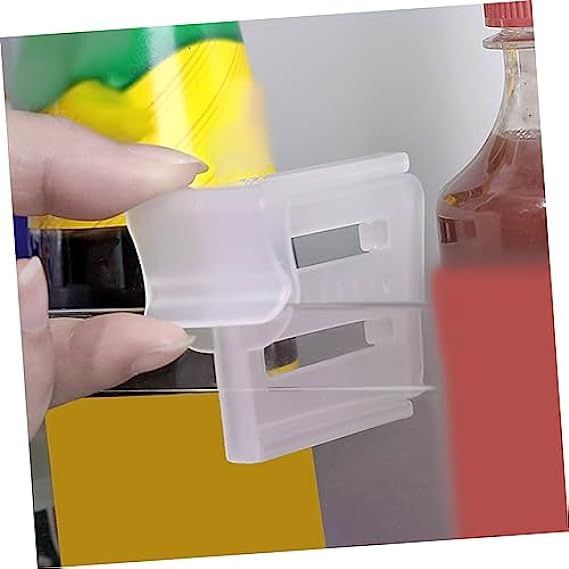 Set 4 separatoare pentru raft, Sunmostar, Plastic, Transparent - eMAG.ro