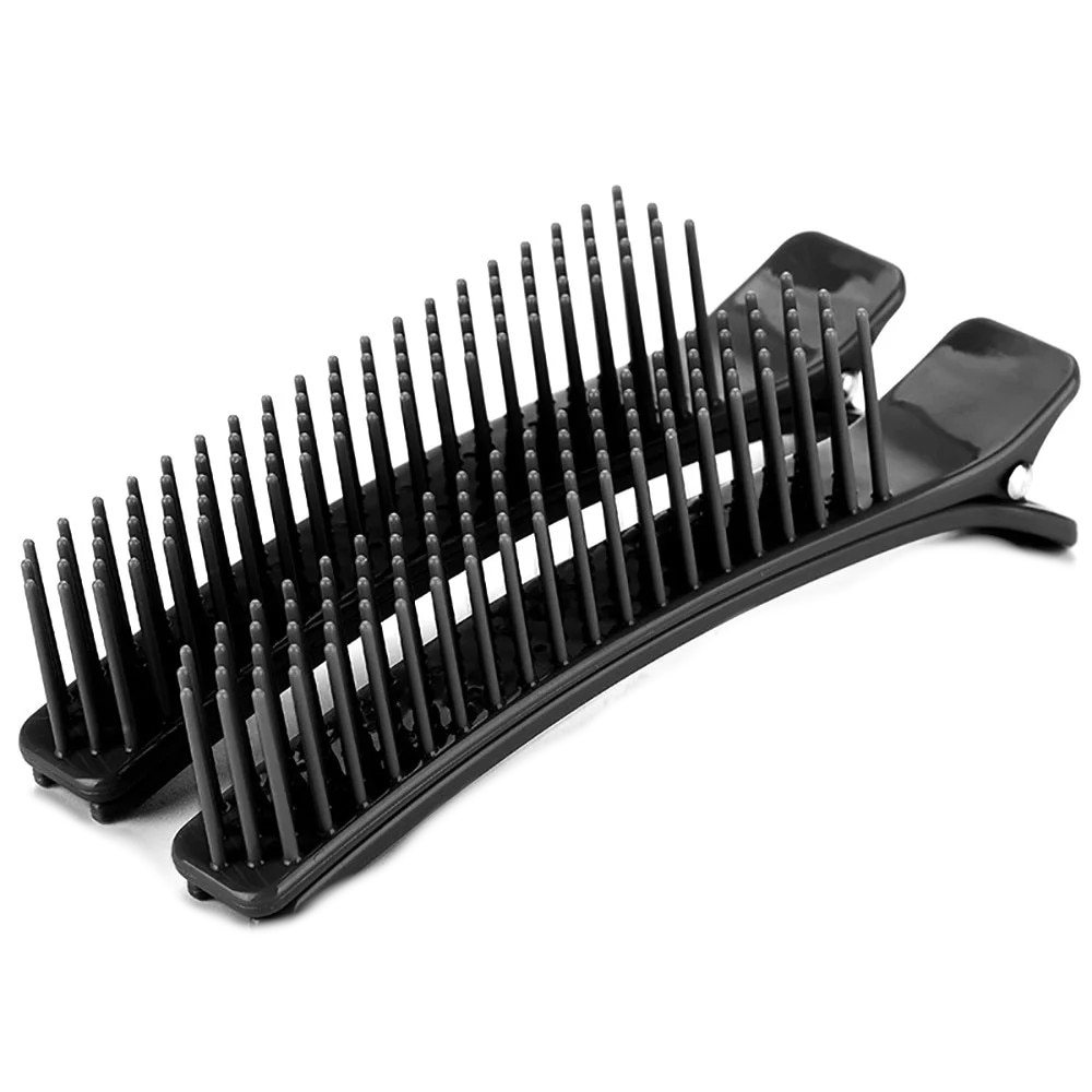 Set 2 clipsuri coafor Amelly, S2CM, 14.5 cm, cu piepten, pentru salon ...