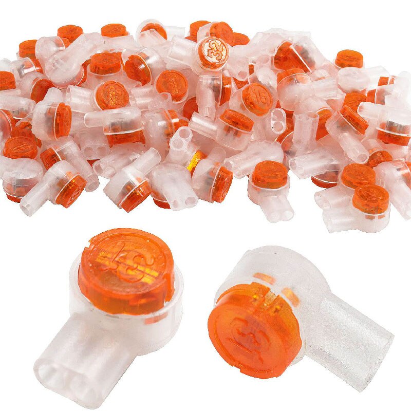 Set 100 bucati conectori cu gel pentru cabluri de date si alarma, E ...