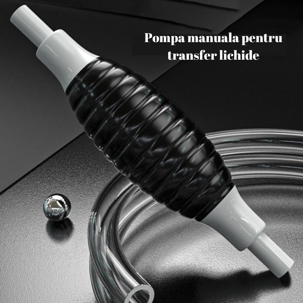 Pompa manuala cu furtun 2 m pentru transfer lichide Salestore.ro ...